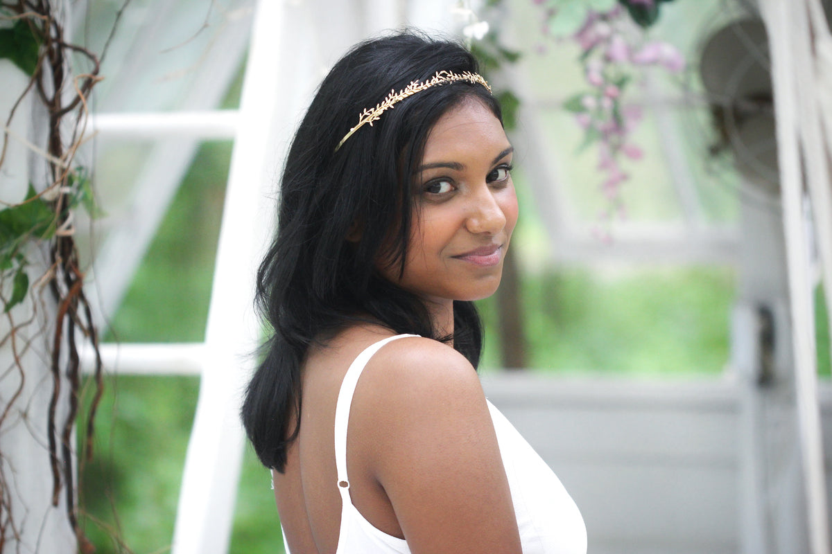 Wild Branches Leaves Headband – Avigail Adam