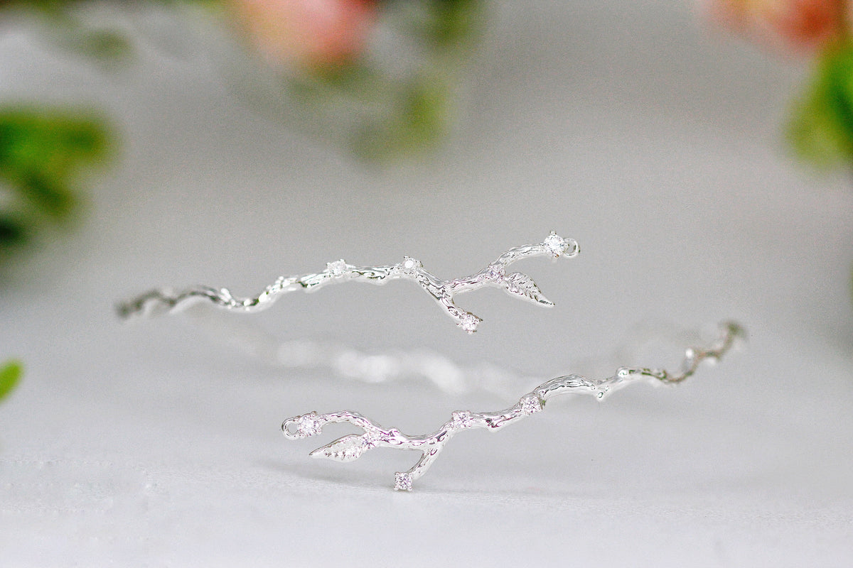 Rustic Branch w/ Crystals Arm Band – Avigail Adam