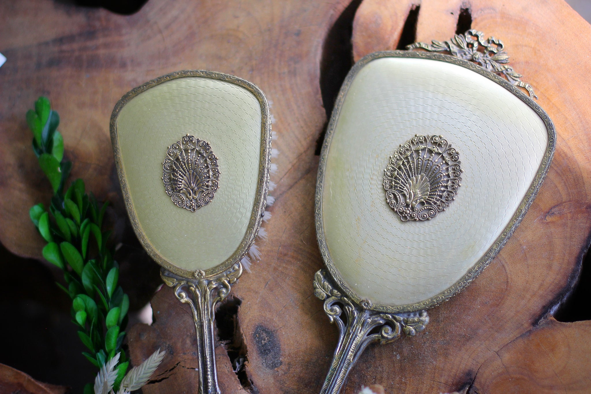 Antique Seashell Nautical Vanity Set – Avigail Adam
