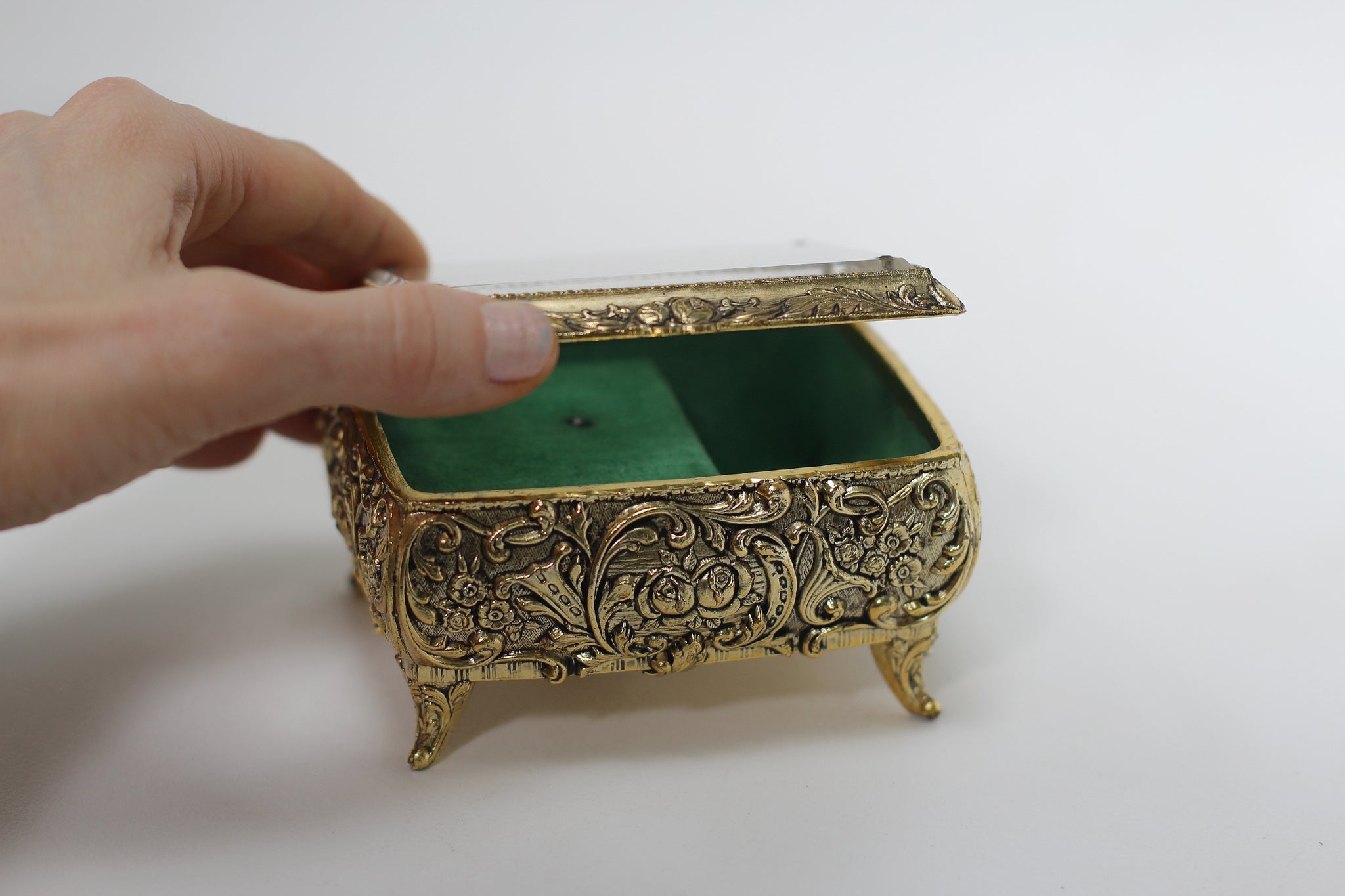 Antique Turquoise Jewelry Music Box – Avigail Adam
